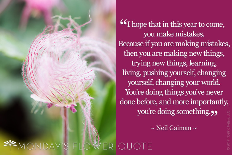 I Hope That In This Year To Come | Floral Quote | Floating Petals